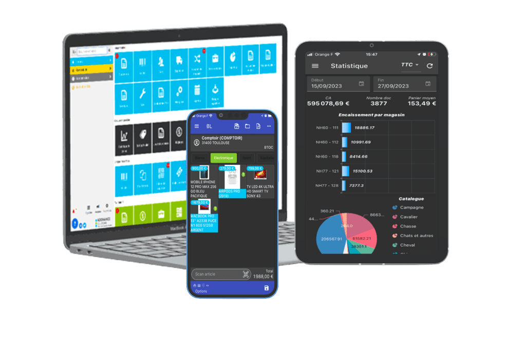 Caisse pour magasin multi-supports ADDVANCE